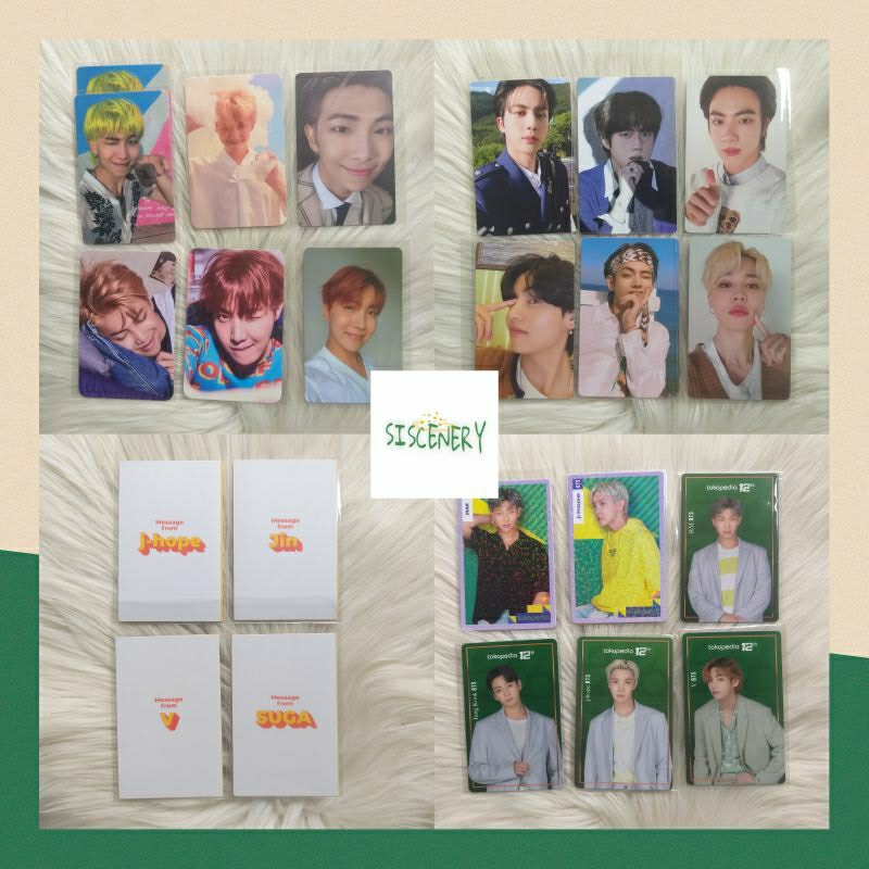 Jual [Photocard Album BTS] Rm, Jin, Suga, J-hope, Jimin, Taehyung, Jungkook, Grup | Shopee Indonesia