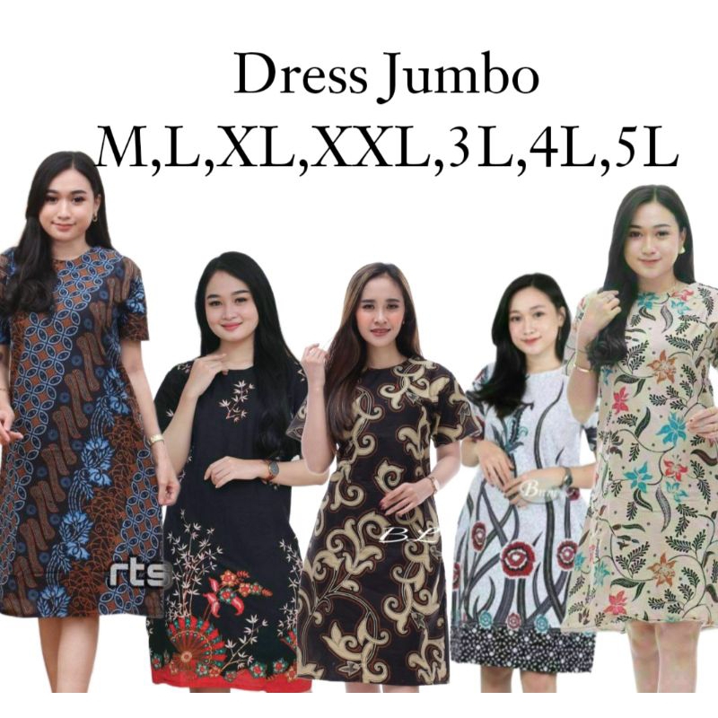 Jual Dress Batik Mowo Geni BIG SIZE JUMBO XXL XXXL XXXXL XXXXXL | Shopee Indonesia