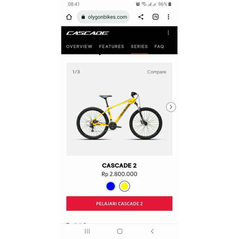 Jual SEPEDA POLYGON CASCADE 2 | Shopee Indonesia