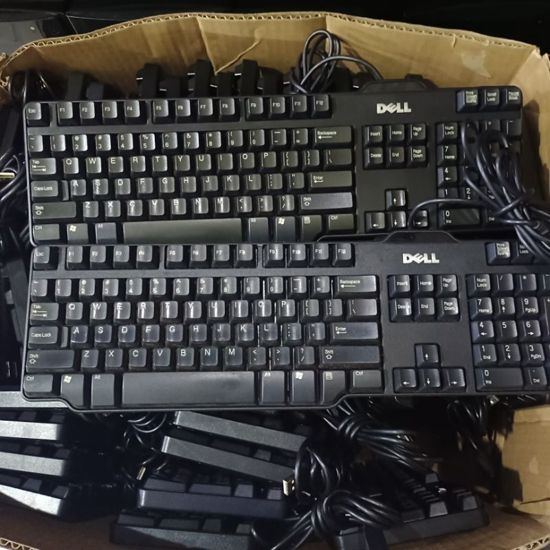 Jual KEYBOARD SECOND BUILD UP MEREK DELL MODEL USB MULUS SEMUA TOMBOL ...