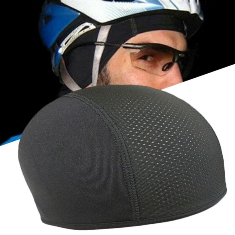 Jual Topi Cover Beanie Dalam Pelindung Kepala Helm Motor Sepeda Inner ...