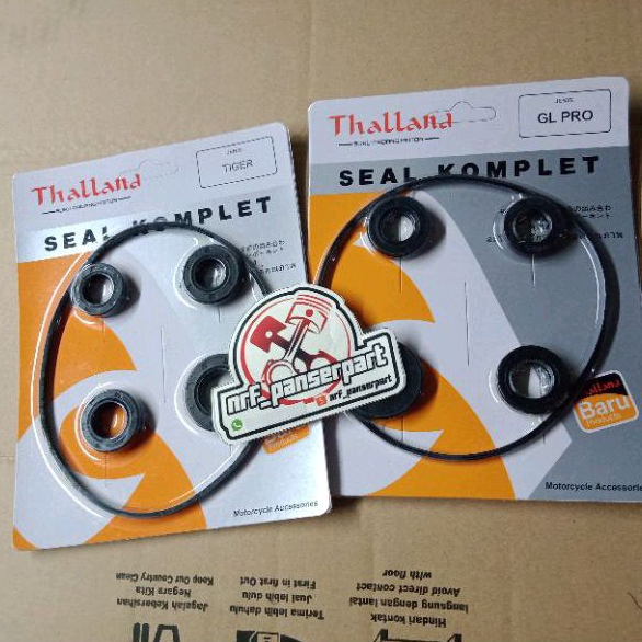 Jual SEAL MESIN //KARET SIL KIT KOMPLIT SET HONDA TIGER 2000 LAMA/NEW REVO GLPRO/NEOTECH MEGAPRO ...