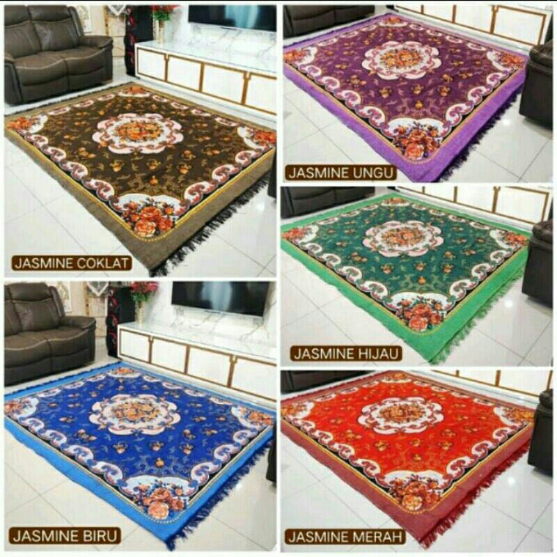 Jual Karpet jasmine aladin/permaidani lembut 120x240cm | Shopee Indonesia