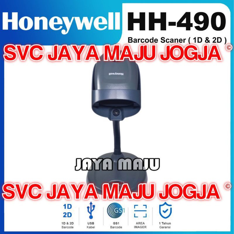Jual HONEYWELL HH 490 - USB - 2D 1D || BARCODE SCANNER - IMAGER ...