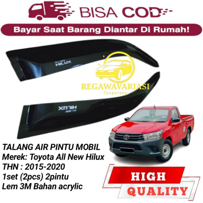 Jual talang air mobil Toyota All New Hilux 2015-2025 Single Cabin 2pintu | Shopee Indonesia