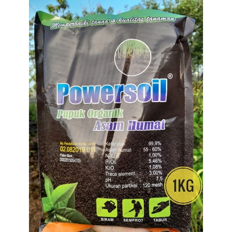 Jual Powersoil Pupuk Organik Asam Humat 1KG Power Soil Asam Humat | Shopee Indonesia