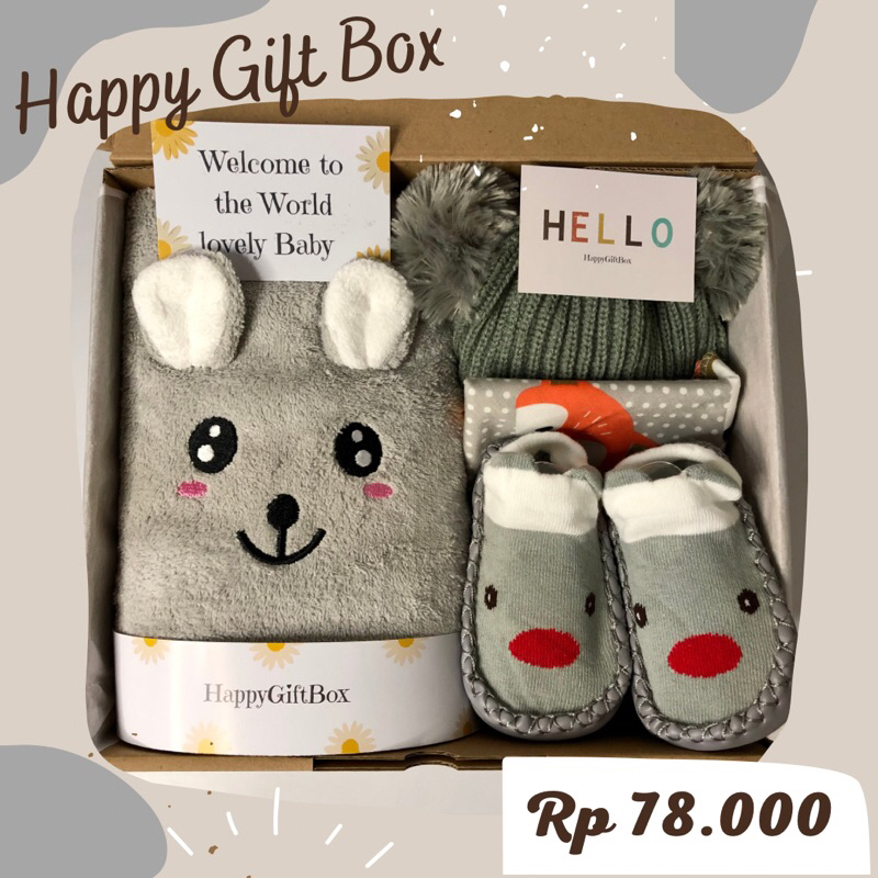 Jual HAMPERS BABY,HADIAH BAYI,KADO LAHIRAN,SET HADIAH BAYI,HAPPY GIFT BOX | Shopee Indonesia