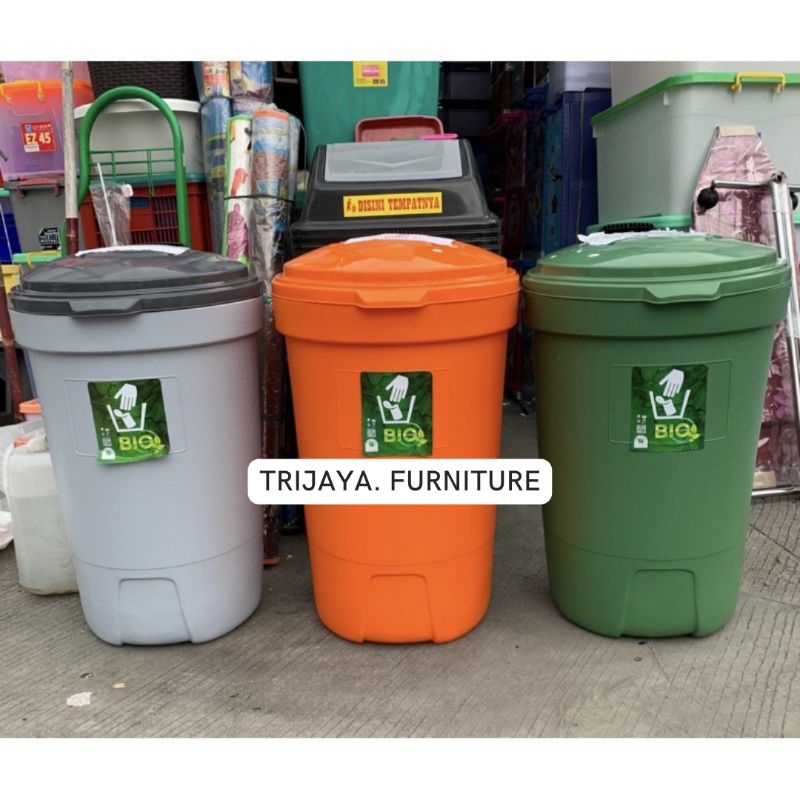 Jual GREEN LEAF - Tempat Sampah Roda 120 Liter / Tempat Sampah 120 Liter Roda Bio Earth | Shopee ...