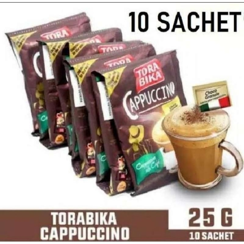 Jual TORABIKA CAPPUCINO 25 GR X 10 SACHETS | Shopee Indonesia