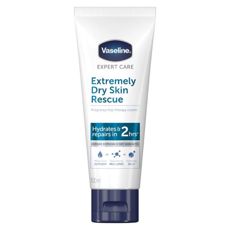 Jual Vaseline Expert Care Extremely Dry Skin Rescue 100ml | Shopee ...