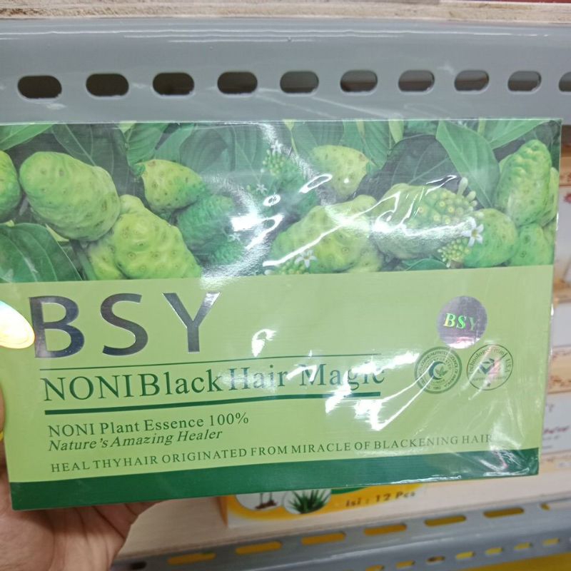 Jual BSY NONI HAIR MAGIC SHAMPOO ISI 20 PC | Shopee Indonesia