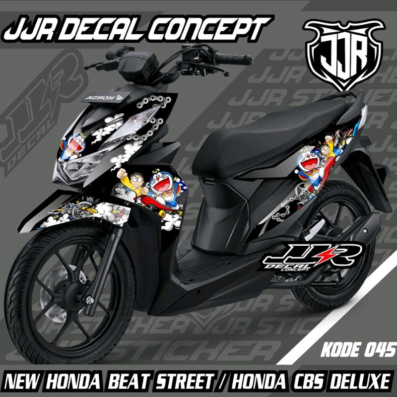 Jual Stiker 2020-2023 full Body Honda new Beat Street motif doraemon ... Jual Stiker 2020-2023 full Body Honda new Beat Street motif doraemon ...