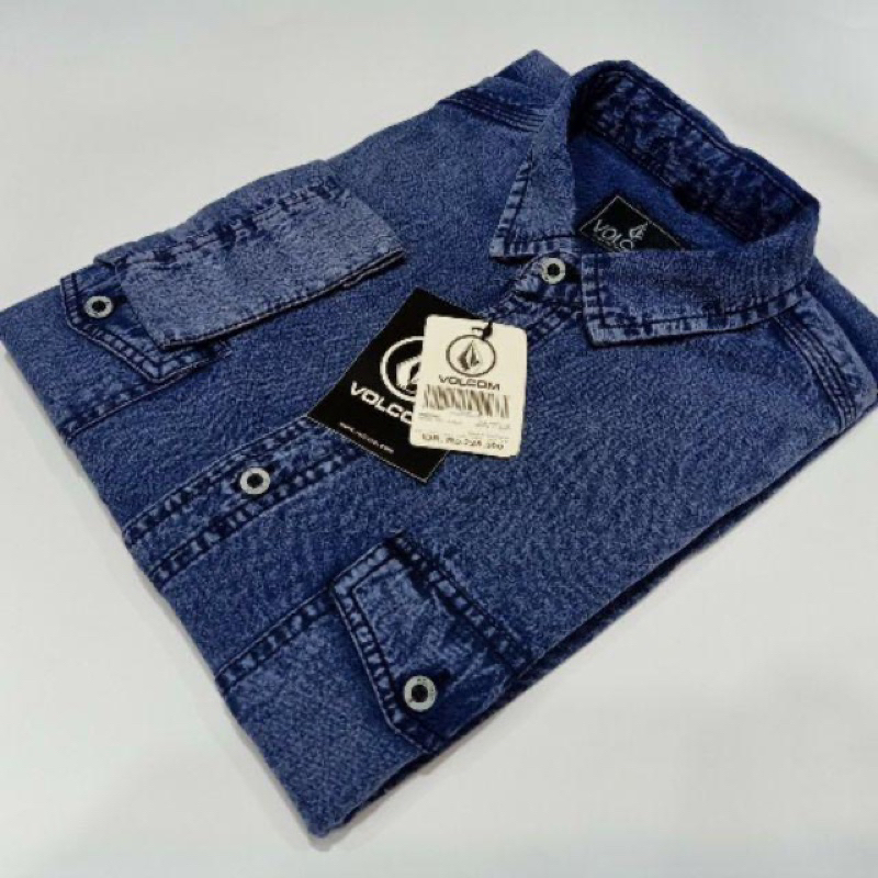 Jual Kemeja Jeans Lengan Panjang Pria Distro Premium/Kemeja Pria/Kemeja ...