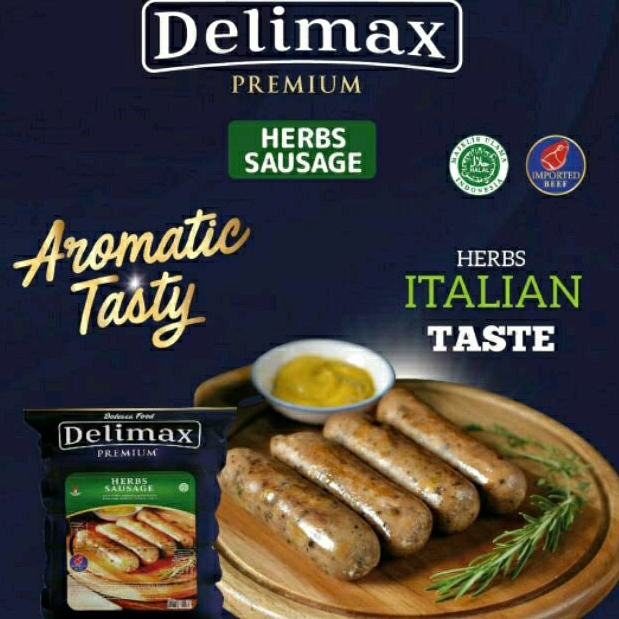 Jual Sosis Delimax Herbs 360 gr | Shopee Indonesia