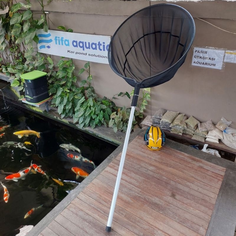Jual Serok ikan jumbo D 100 cm tangkai sok 200 cm | Shopee Indonesia