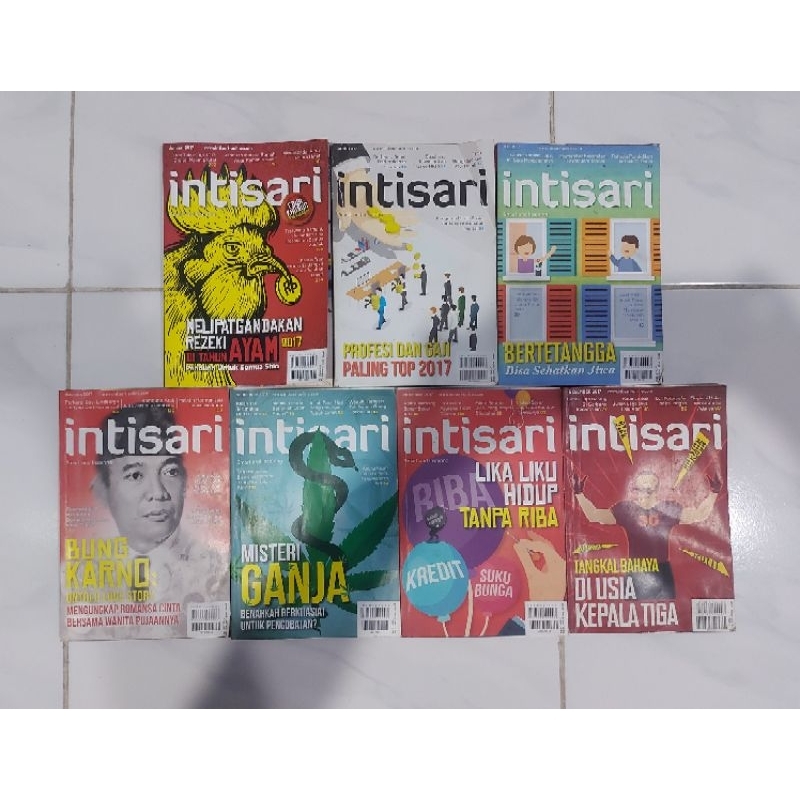 Jual (Preloved) Majalah Inti-sari (tahun 2017) | Shopee Indonesia
