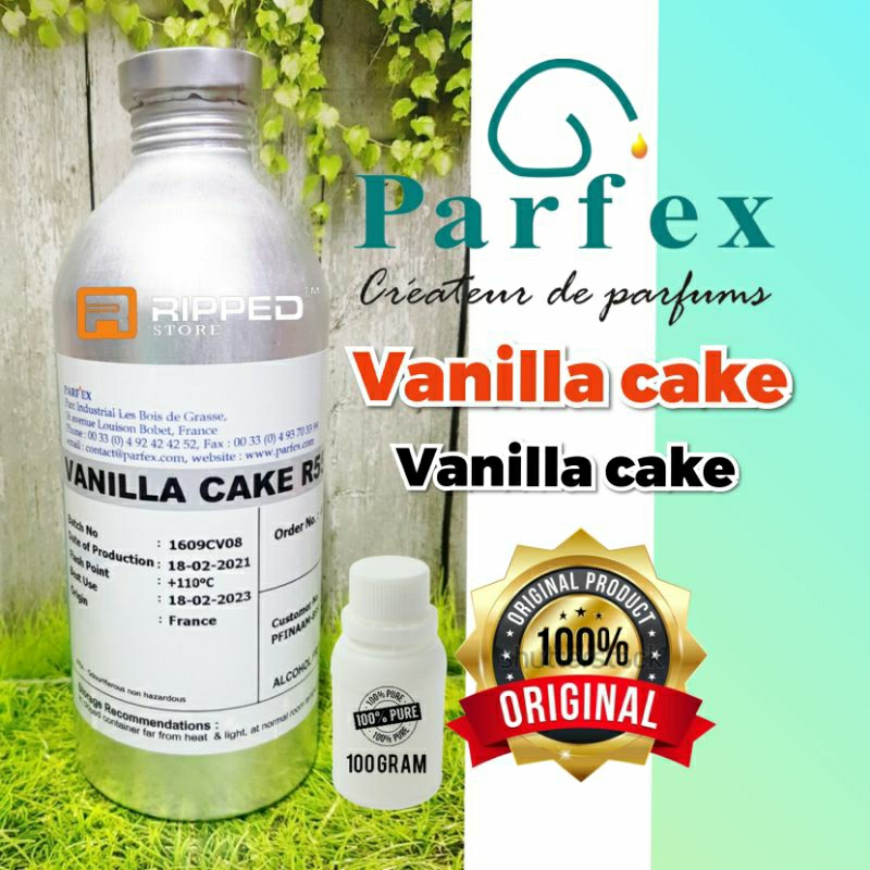 Jual (100 ML) BIBIT PARFUM MURNI VANILLA CAKE BY PARFEX ORIGINAL ...