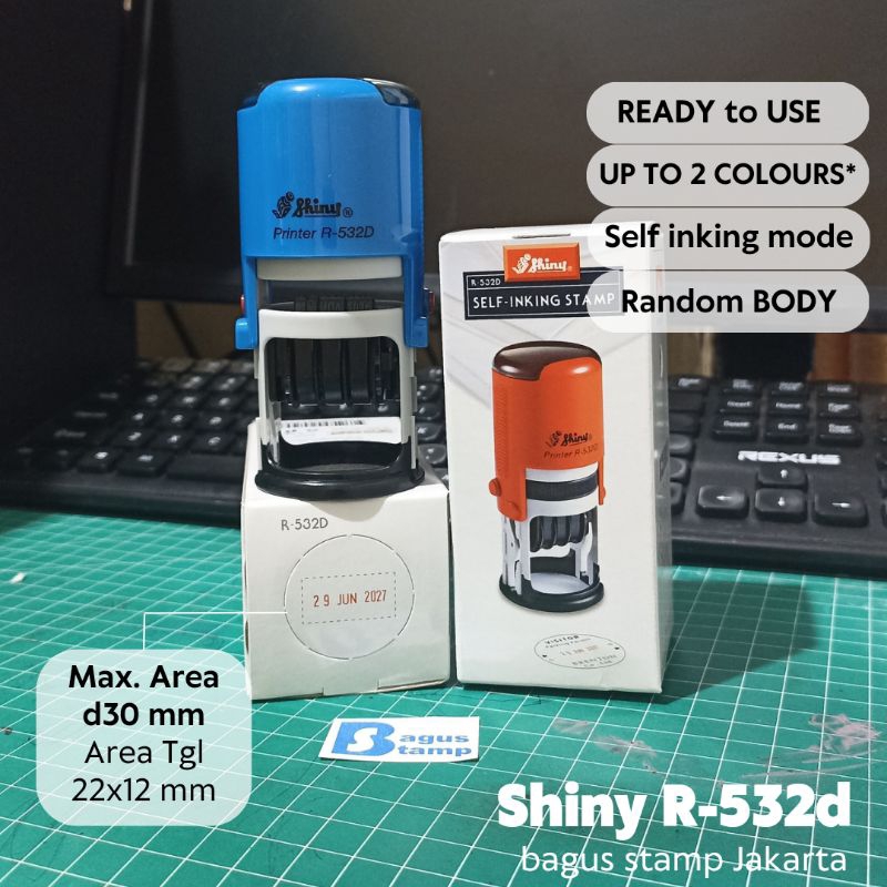 Jual Stempel Shiny R524D R532D R538D R542D R552D R-524D R-532D R-538D R-542D Tanggal Date Custom ...