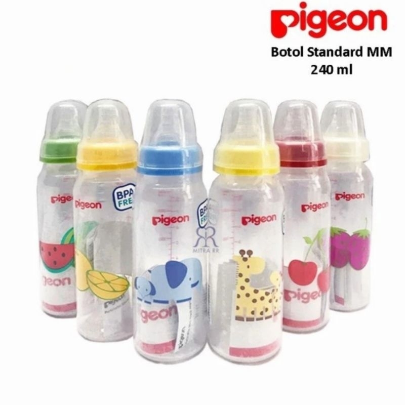 Jual PIGEON BOTOL PP RP PERISTALTIC MM 240ML | Shopee Indonesia