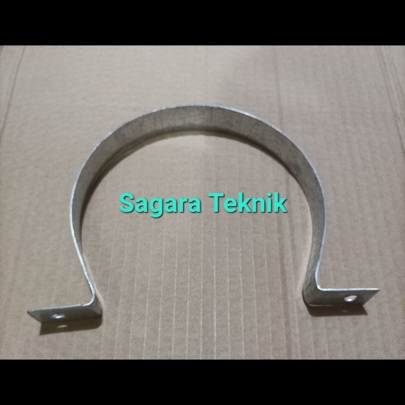 Jual klem dinding 10" pipa flexible ducting / clamp omega 10 in ...