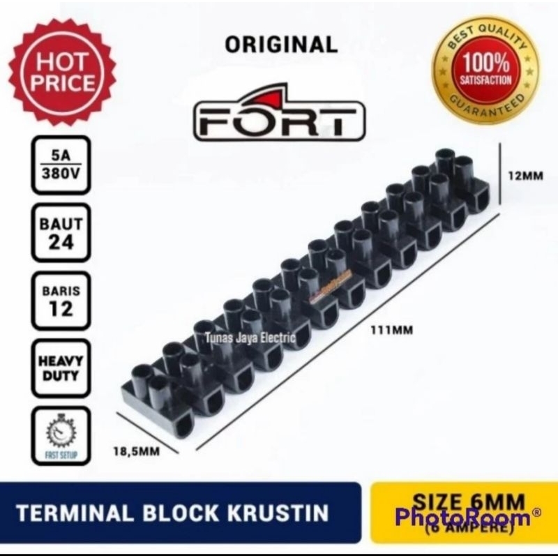 Jual Terminal Strip / Terminal Kabel 6mm FORT | Shopee Indonesia