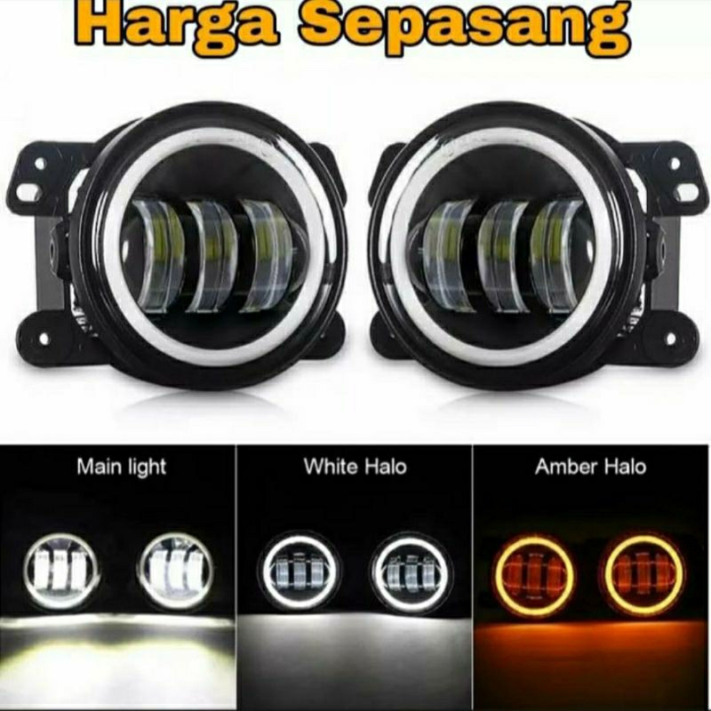 Jual Fog Lamp Foglamp LED Lampu Kabut Mobil 3.0 INCH Universal | Shopee Indonesia