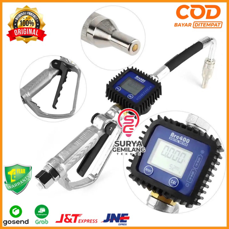 Jual Digital Fuel Oil Lubricant Nozzle Gun Fueling Nozzle with Flow ...