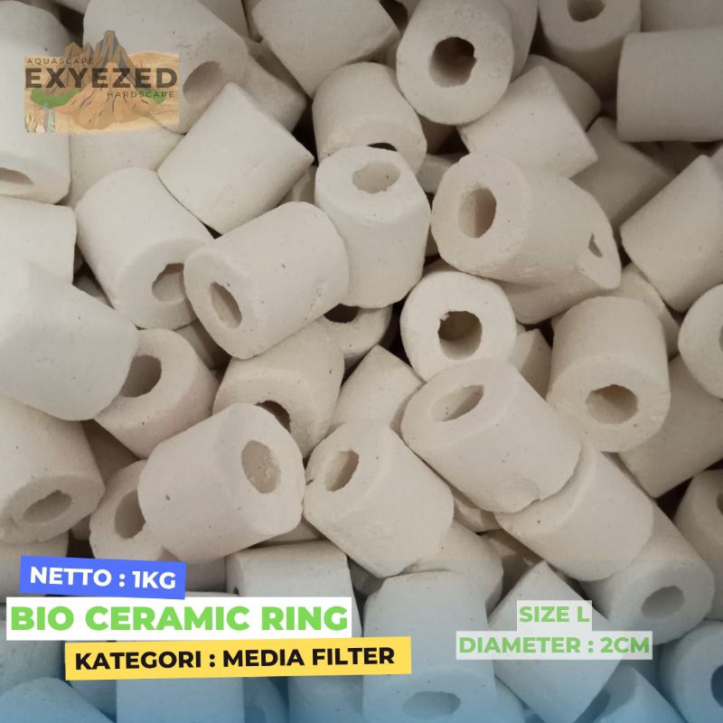 Jual Bio Ring Ceramic Ring Media Filter Rumah Bakteri 1kg | Shopee ...