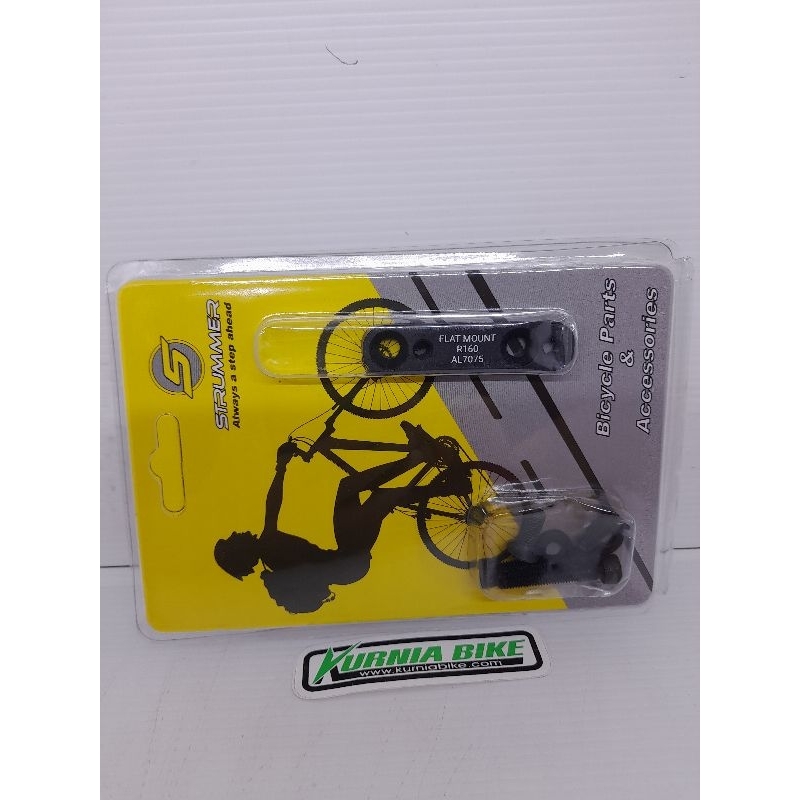 Jual adaptor caliper disc flat mount R160mm | Shopee Indonesia