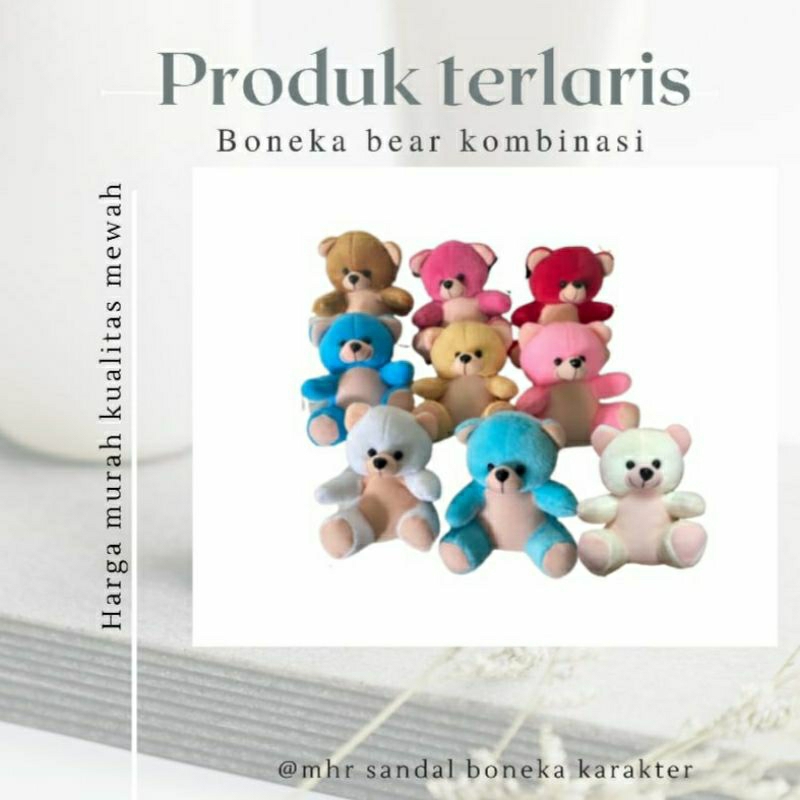 Jual boneka beruang / boneka beruang mini/ boneka kecil lucu / Boneka ...