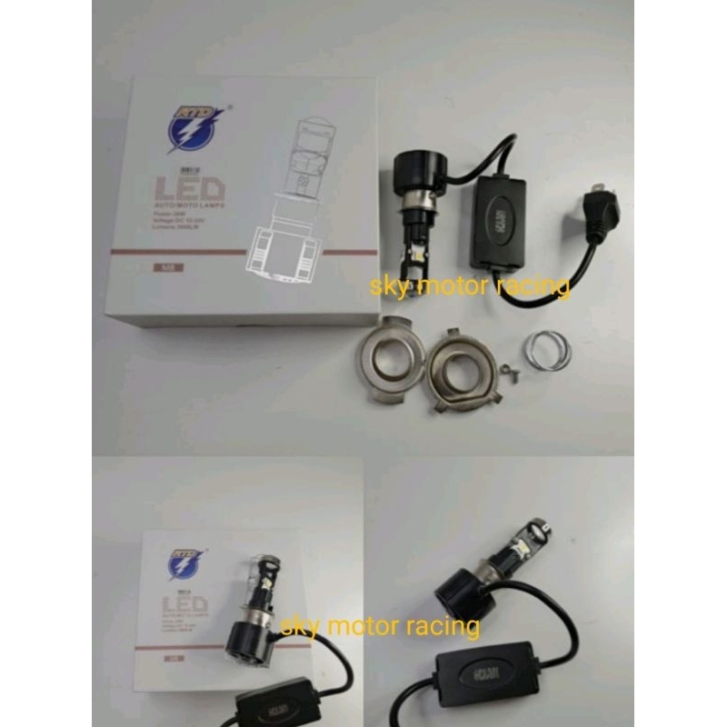 Jual Lampu Depan Led Rtd Plus lensa super terang m8 universal mio beat ...