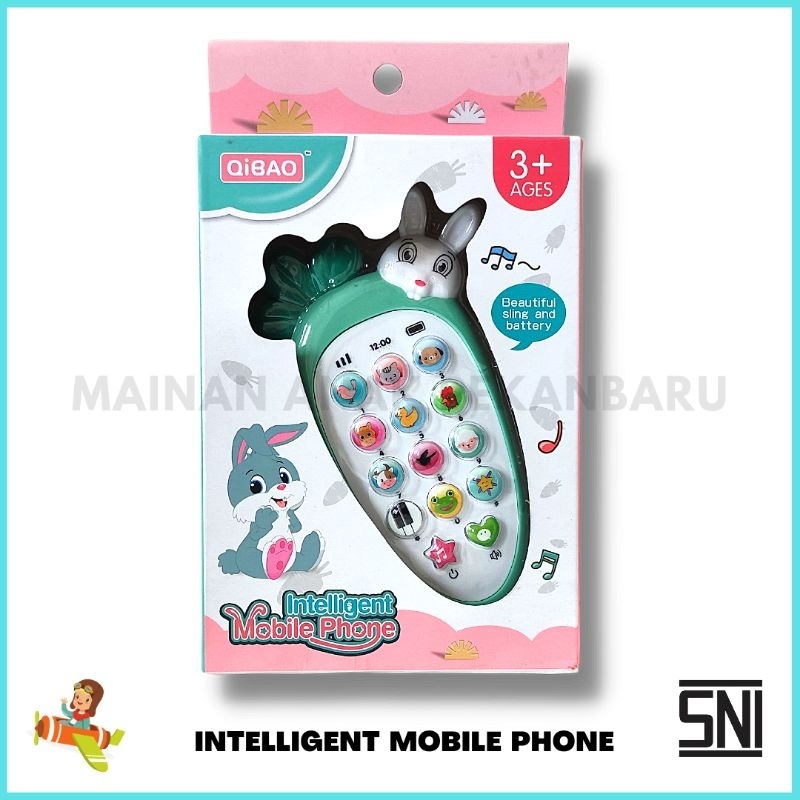 Jual Mainan Anak Intelligent Mobile HandPhone Telepon Wortel Baby ...