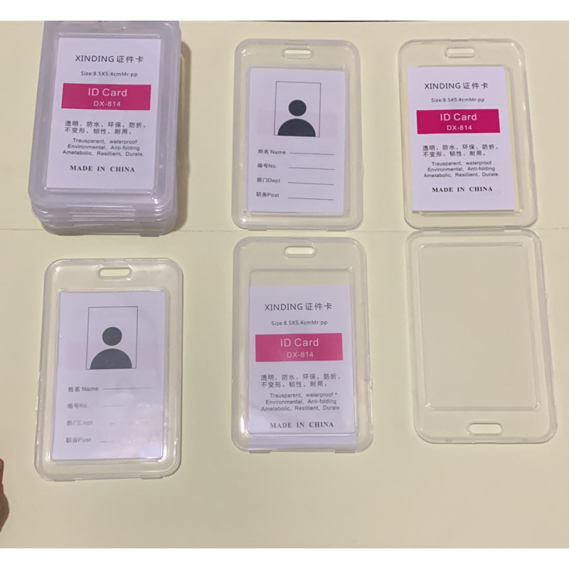 Jual CASING ID CARD TRANSPARAN / CASING BENING ISI 10 | Shopee Indonesia