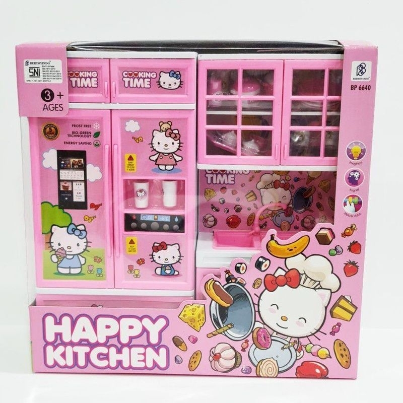 Jual MAINAN KITCHEN SET ANAK HAPPY KITCHEN COOKING TIME 3 KARAKTER ...