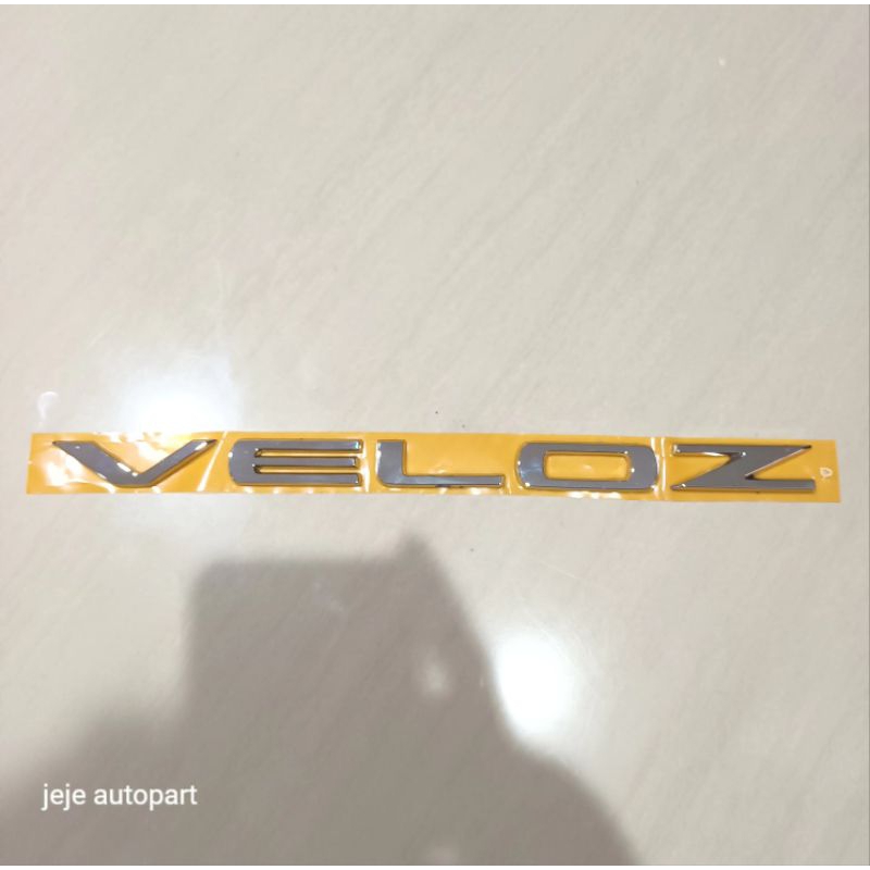 Jual logo emblem tulisan VELOZ terbaru ORIGINAL | Shopee Indonesia