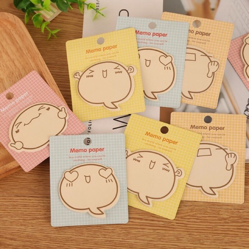Jual STICKY NOTE KARAKTER LUCU EKSPRESI LUCU/sticky note gaya korea ...