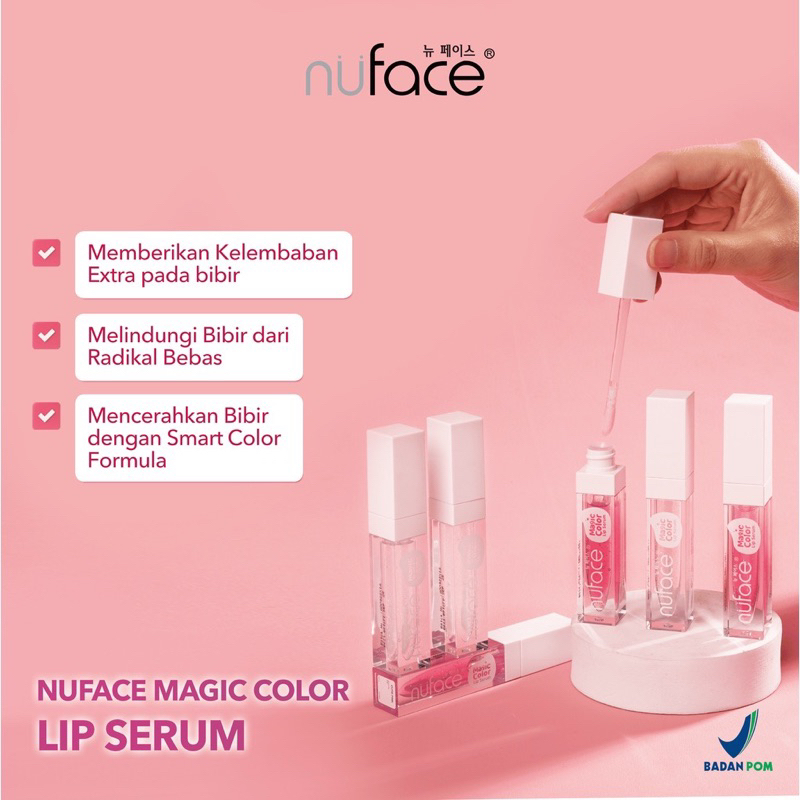 Jual NUFACE Magic Color Lip Serum | Shopee Indonesia