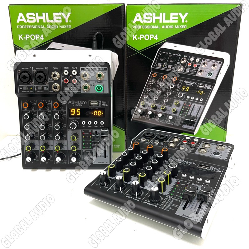 Jual Mixer Audio Ashley K-Pop 4 4channel Original kpop4 Mixing 4 K pop4 ( Bisa COD ) | Shopee ...