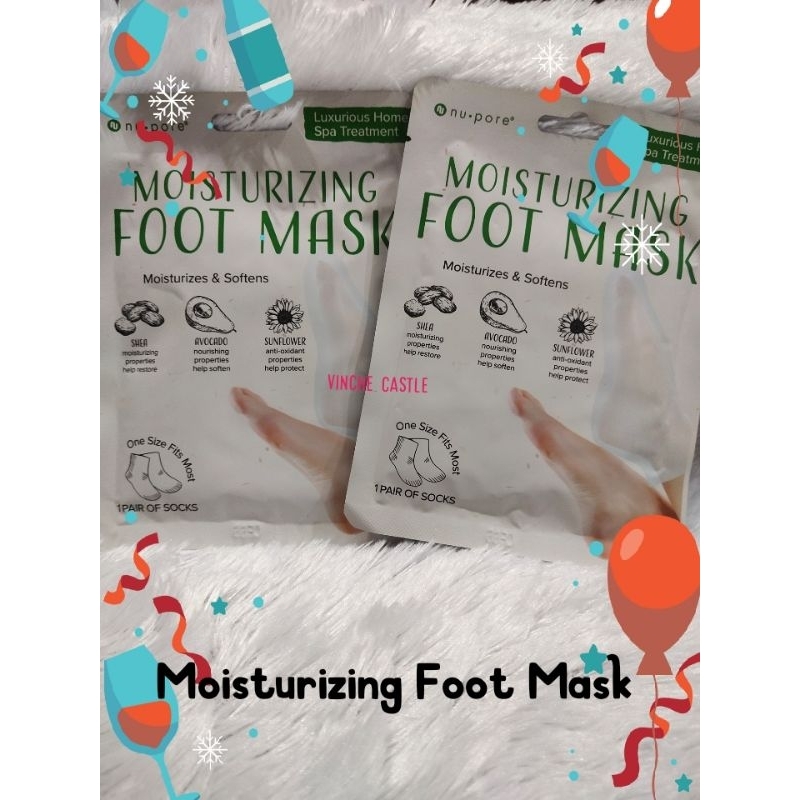 Jual Nu Pore Moisturizing Foot Mask Korea (Masker Kaki Pecah") | Shopee ...