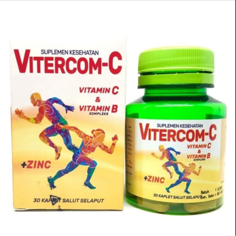 Jual vitercom-c multivitamin c dan b kompleks tubuh sehat dan fit | Shopee Indonesia