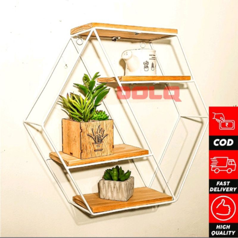 Jual RAK DINDING BESI MINIMALIS VINTAGE HIASAN DINGDING DEKORASI ...