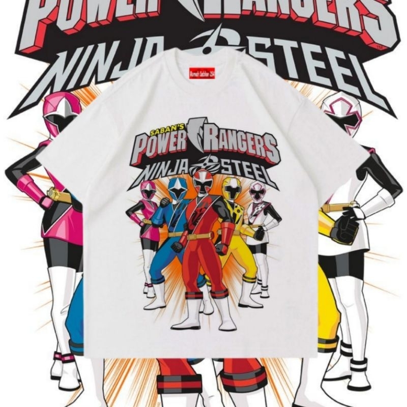 Jual KAOS POWER RANGERS - Miscast - Oversized Kaos - Power Rangers ...