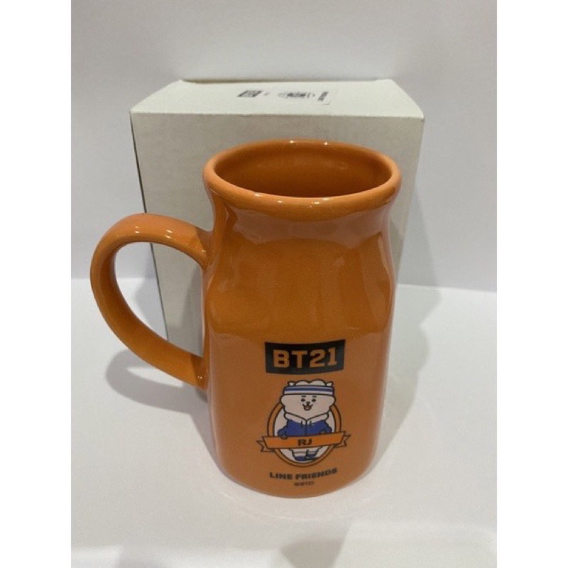 Jual Ceramic Mug BT21 Official Line Friends | BTS Milk life gelas ...