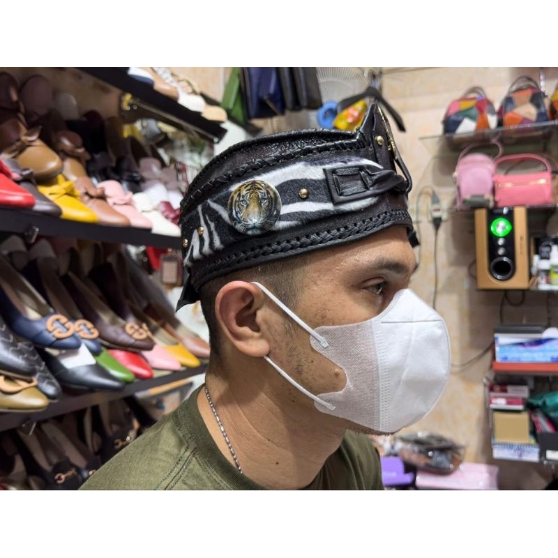 Jual iket bendo topi kulit sapi asli bendo khas sunda iket bendo khas ...