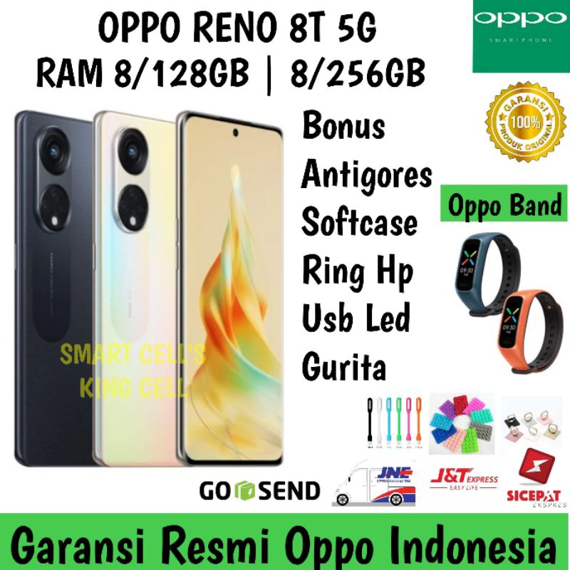 Jual OPPO RENO 8T 5G RAM 8/128GB | RAM 8/256GB GARANSI RESMI OPPO INDONESIA | Shopee Indonesia