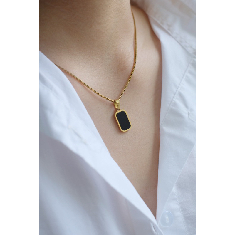 Jual Ark.co - NUIT Necklace TITANIUM | kalung anti karat STAINLESS ...