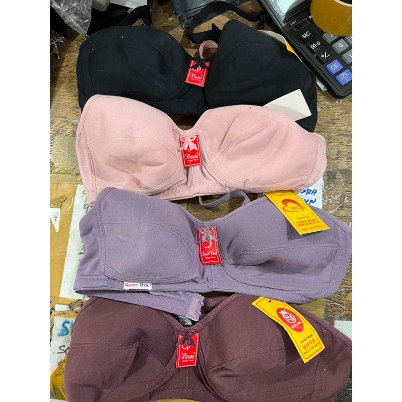 Jual (1pcs) BH sport bra dewasa wanita perempuan busa kancing 2 | Shopee Indonesia