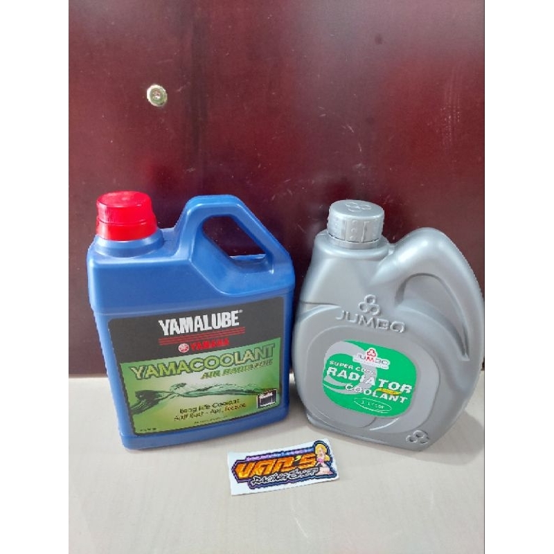 Jual AIR RADIATOR COOLANT YAMAHA (900ML) JUMBO (1LTR) | Shopee Indonesia