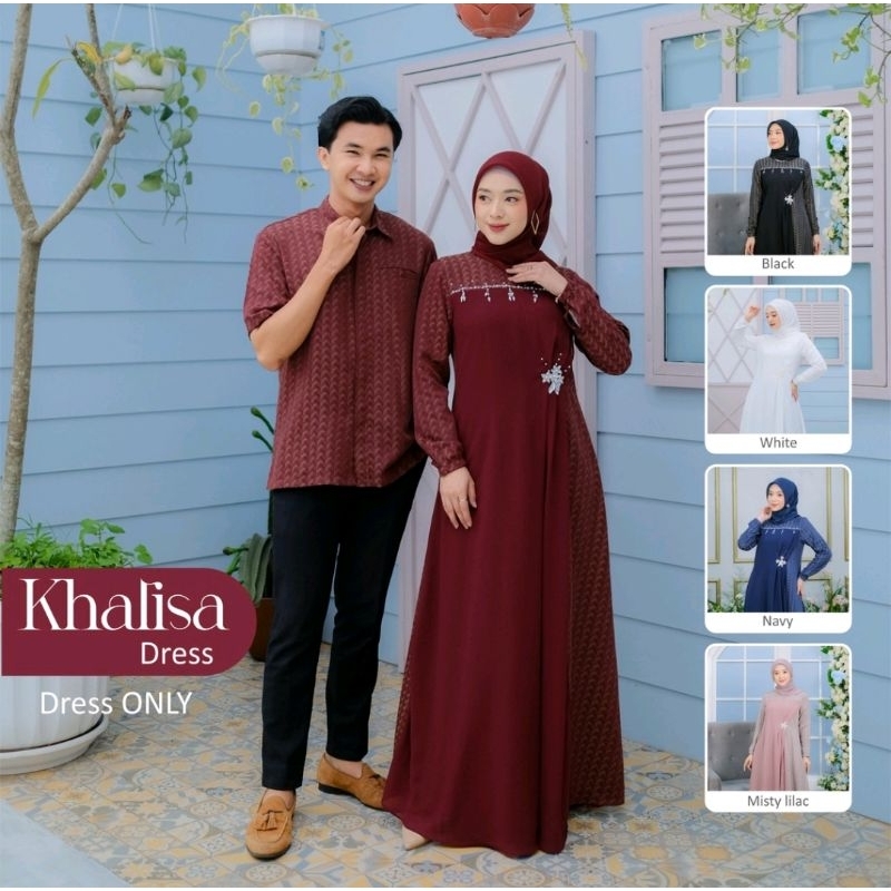 Jual PART 1 Khalisa dress dan kemeja Koko by Bbccollections (DRESS SAJA) | Shopee Indonesia