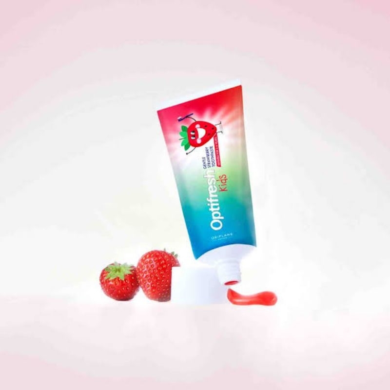 Jual Optifresh Kids Gentle Strawberry Toothpaste | Shopee Indonesia
